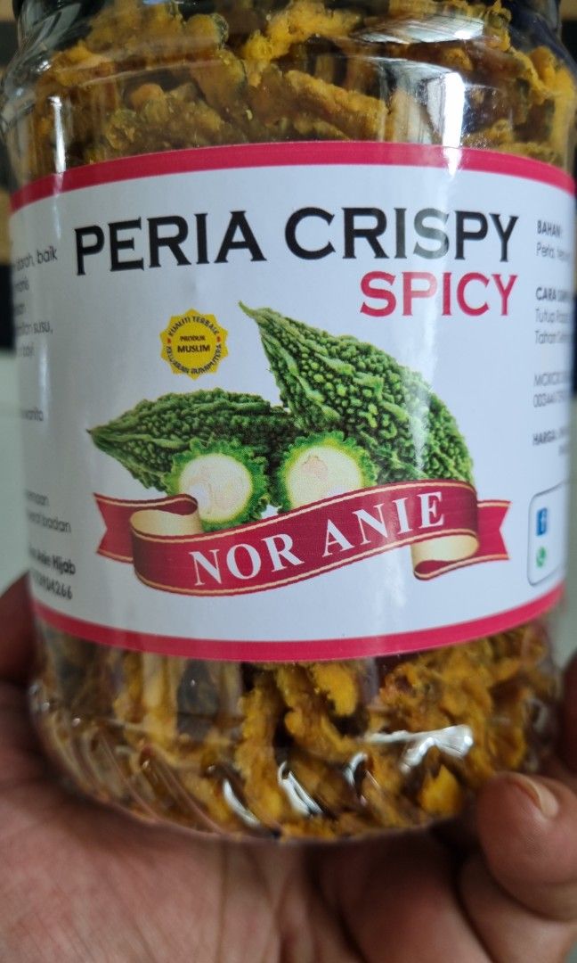 Pre-Order Peria Crispy/ Crispy Bittergourd @ $10 Each Bottle, Food ...