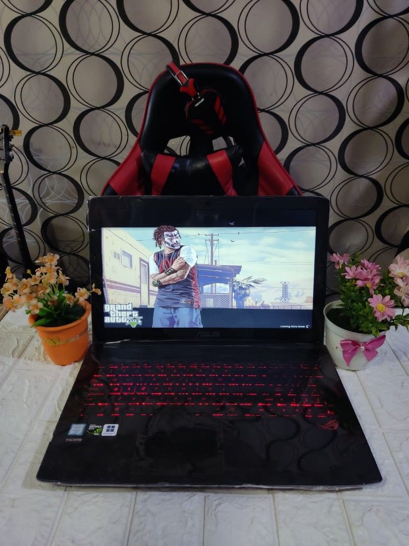 Pes Gta V Laptop Gaming Desain Asus Rog Gl552vw Windows 11 Core I7 Skylake Ram 16gbssdhdd