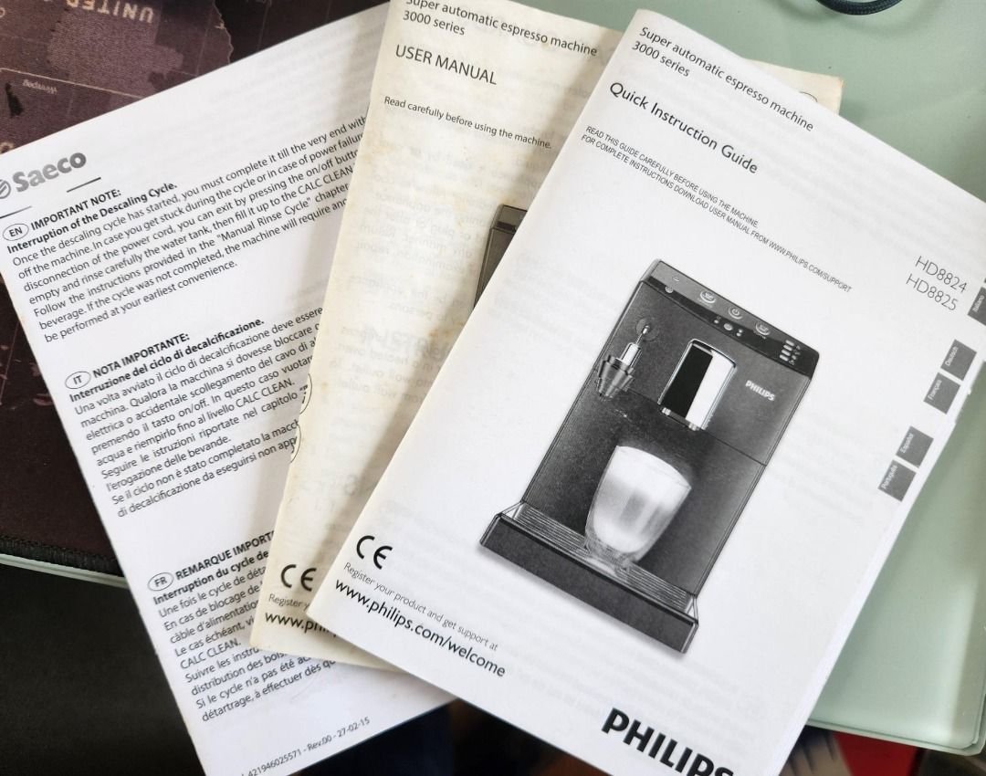 Philips / Saeco full automatic espresso machine, TV & Home Appliances ...