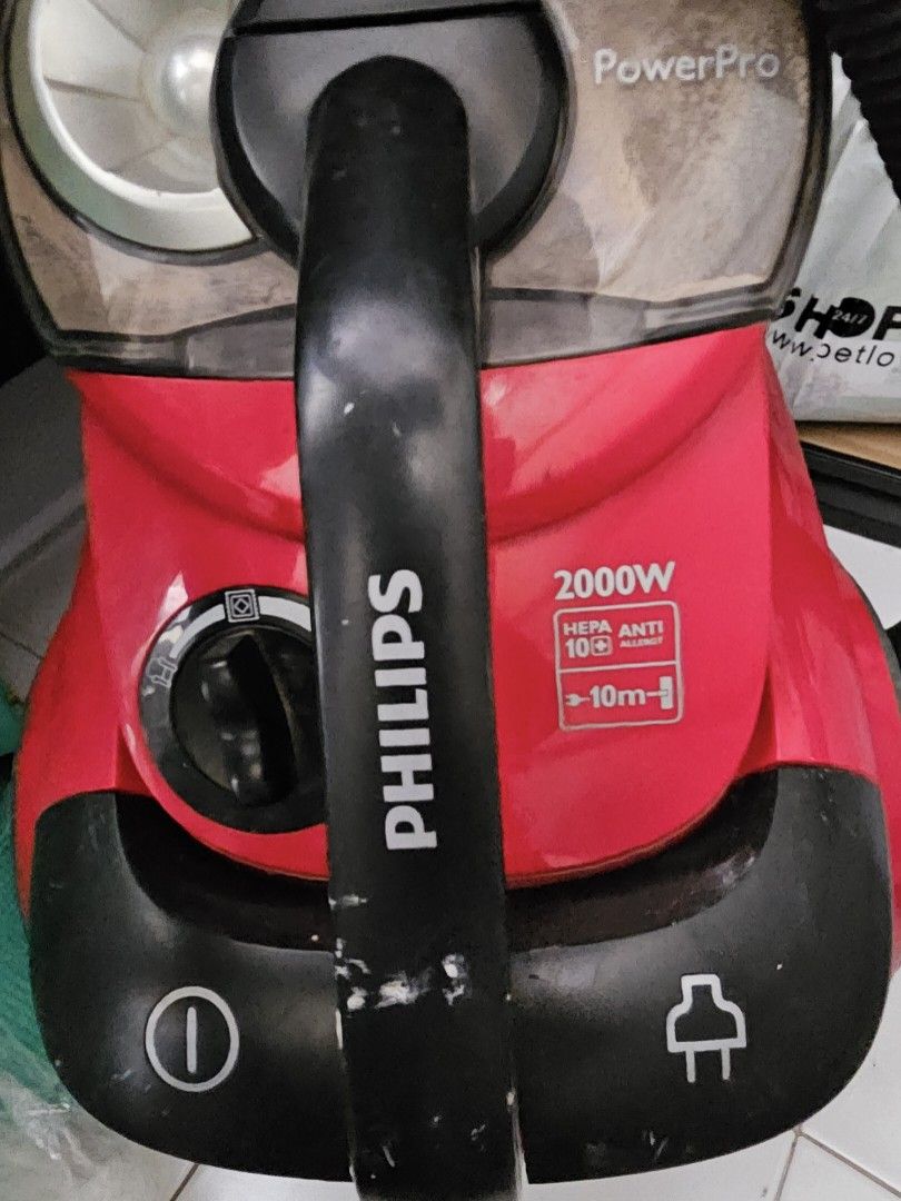 Philips powercyclone5 2000W corded vacuum, TV & Home Appliances, Vacuum ...