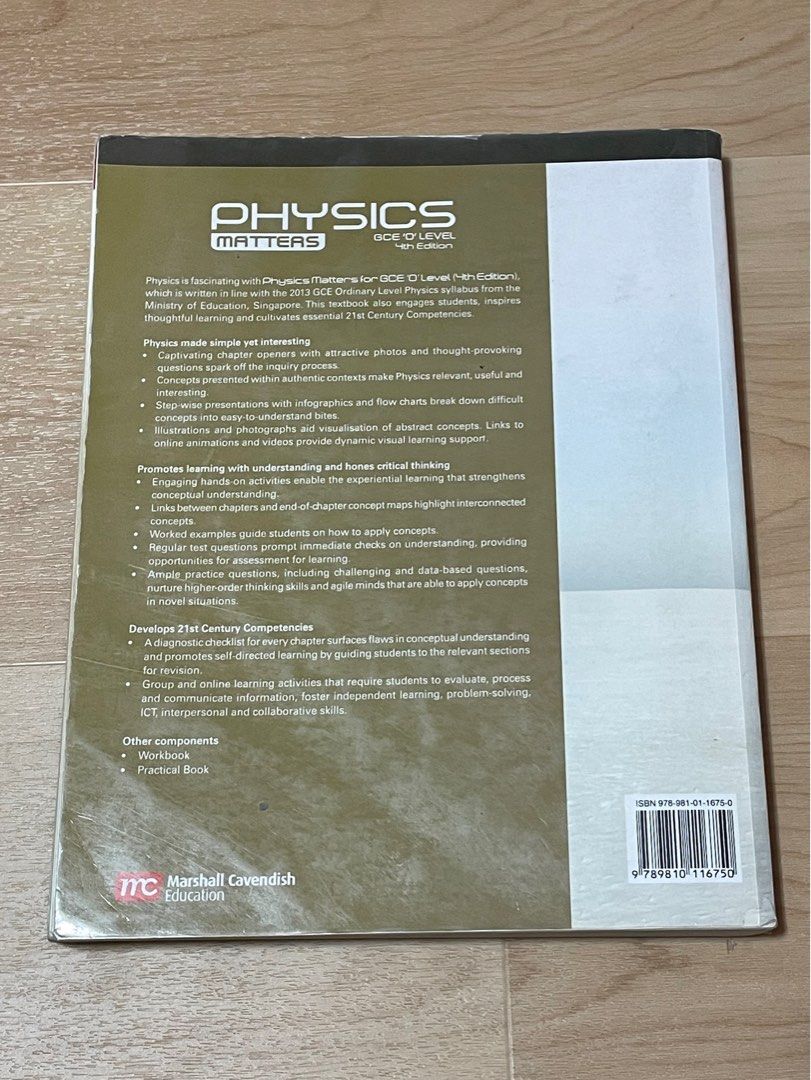 Physics Matters Textbook, Hobbies & Toys, Books & Magazines, Textbooks ...