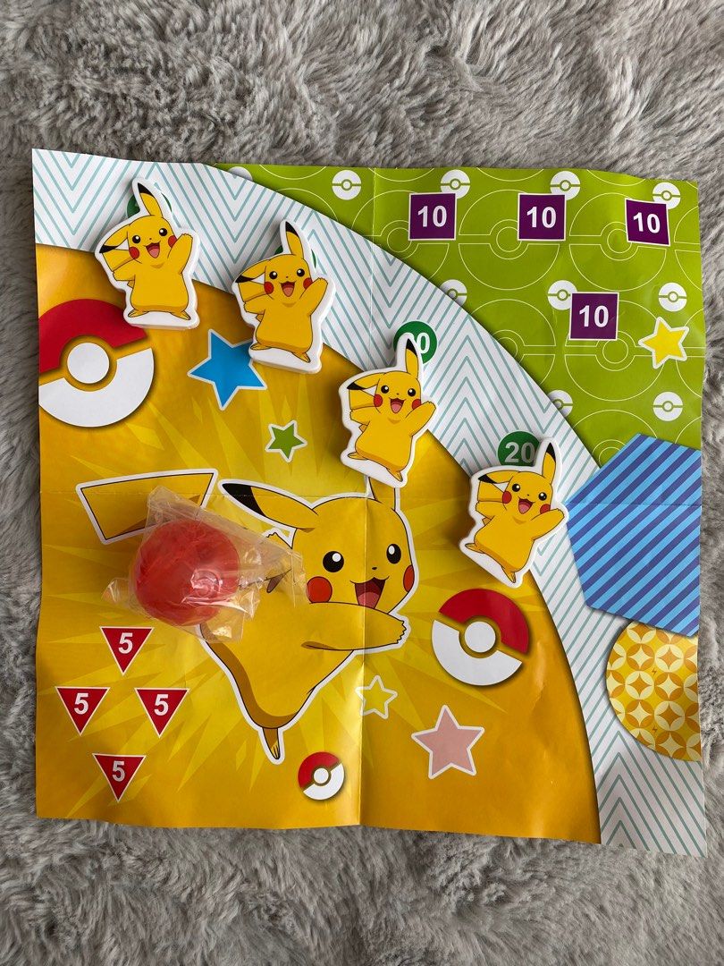 Pikachu Rolling Challenge Mcdo toys 2023 #everyonewins, Hobbies & Toys ...