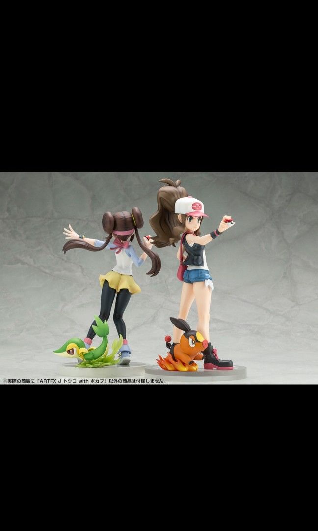 Pokemon Kotobukiya Figure Rosa & Snivy, Hobbies & Toys, Toys & Games on ...