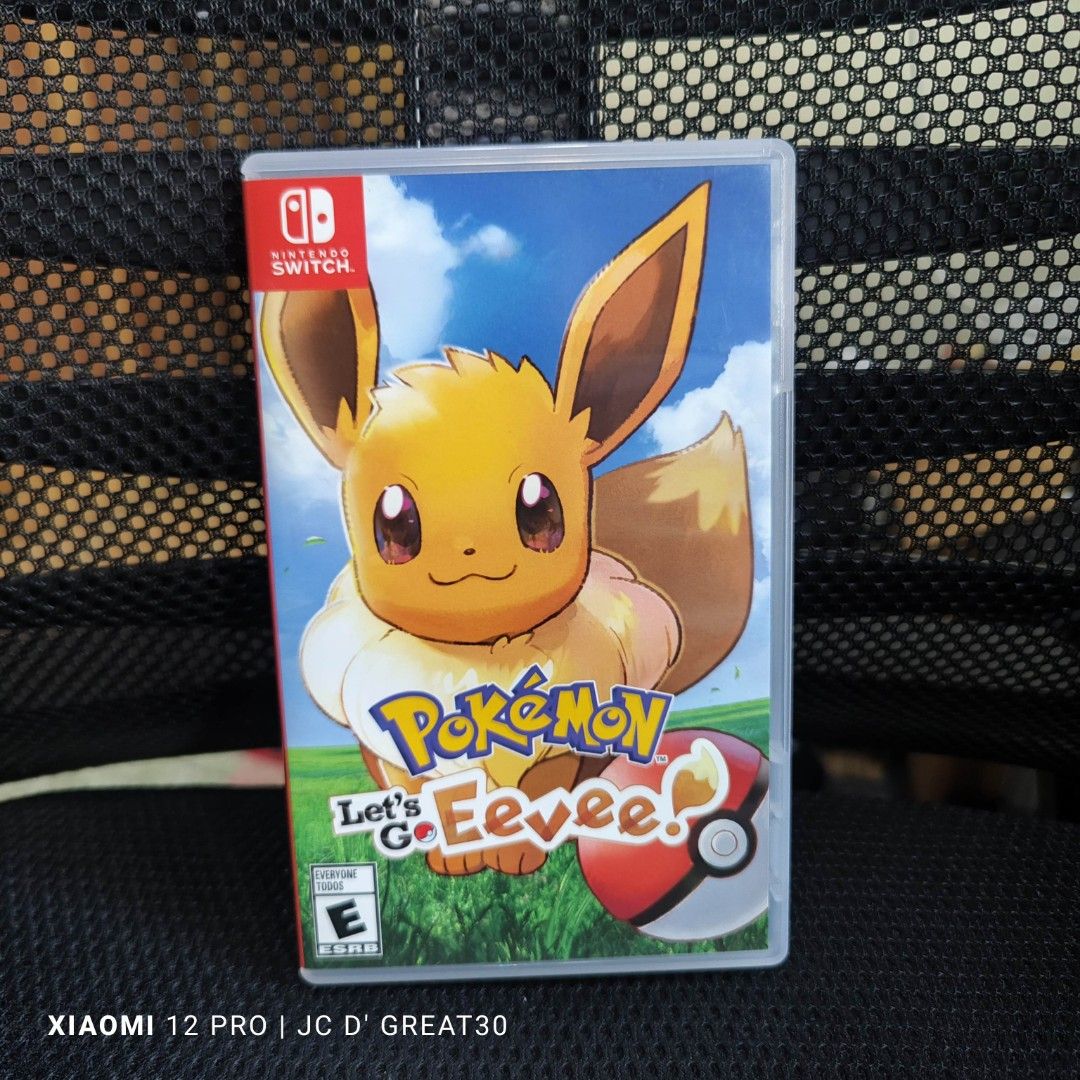 Pokemon lets Go eevee Switch Game, Video Gaming, Video Games, Nintendo ...