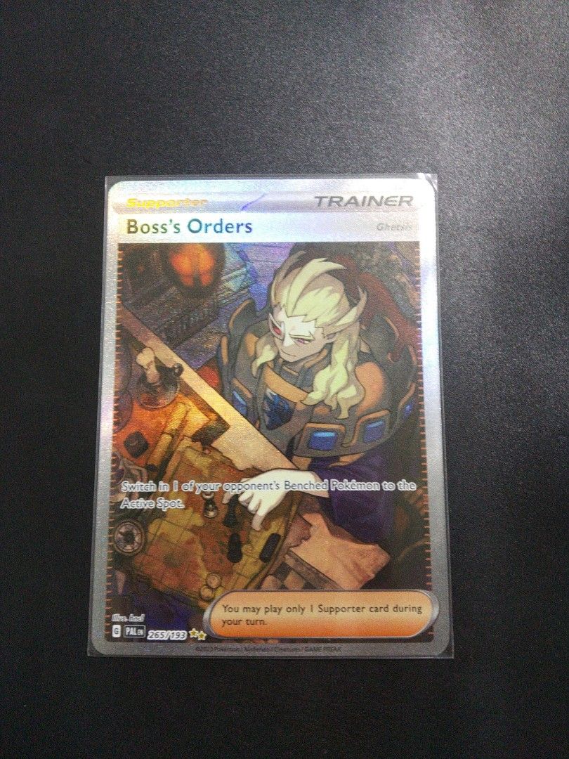 Pokemon TCG Boss's Orders Full Art Trainer SIR Special Illustration ...