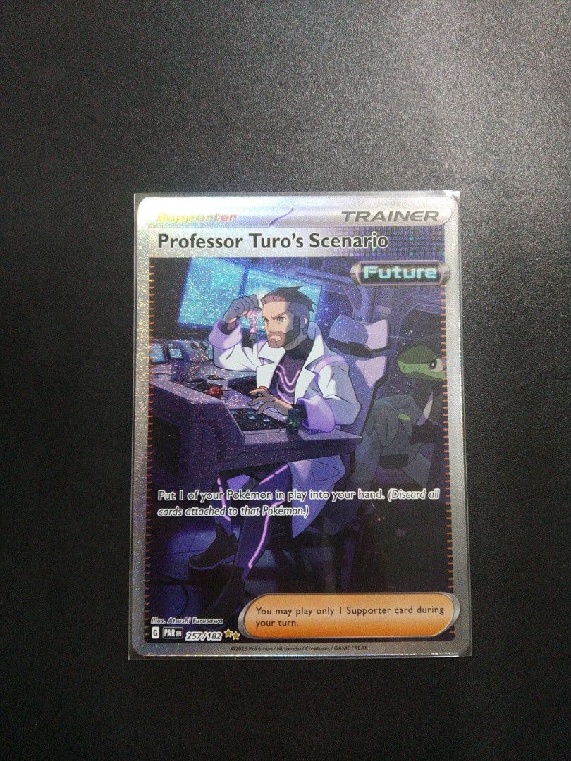 Pokemon TCG Professor Turo's Scenario Full Art Trainer SIR Special ...