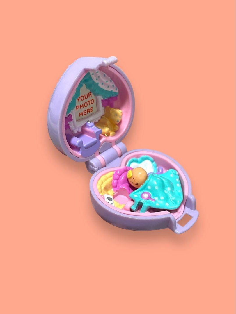 RARE Polly pocket baby and blanket locket , Hobbies & Toys, Memorabilia ...