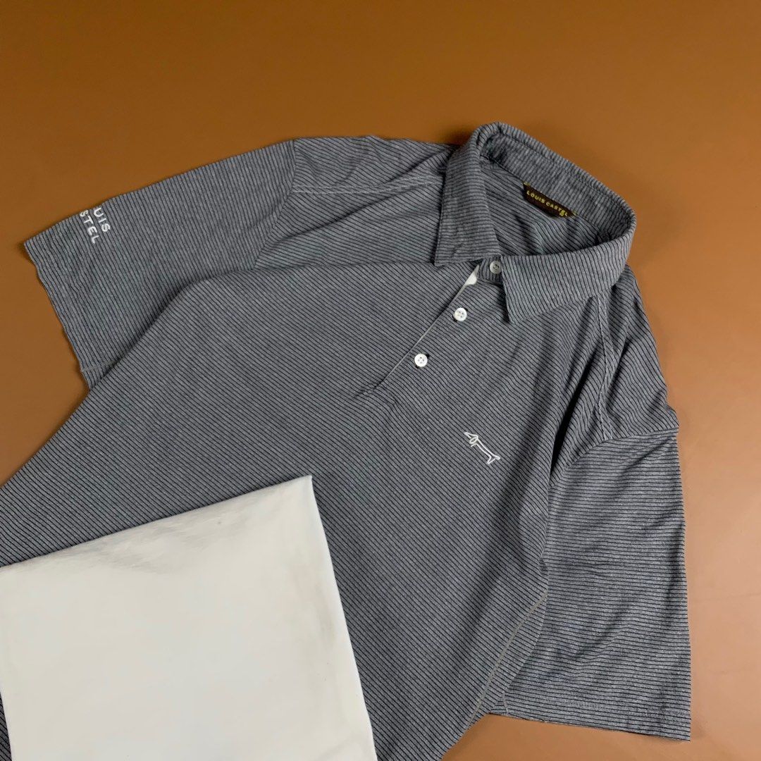 Polo Shirt Louis Castel, Fesyen Pria, Pakaian , Atasan di Carousell