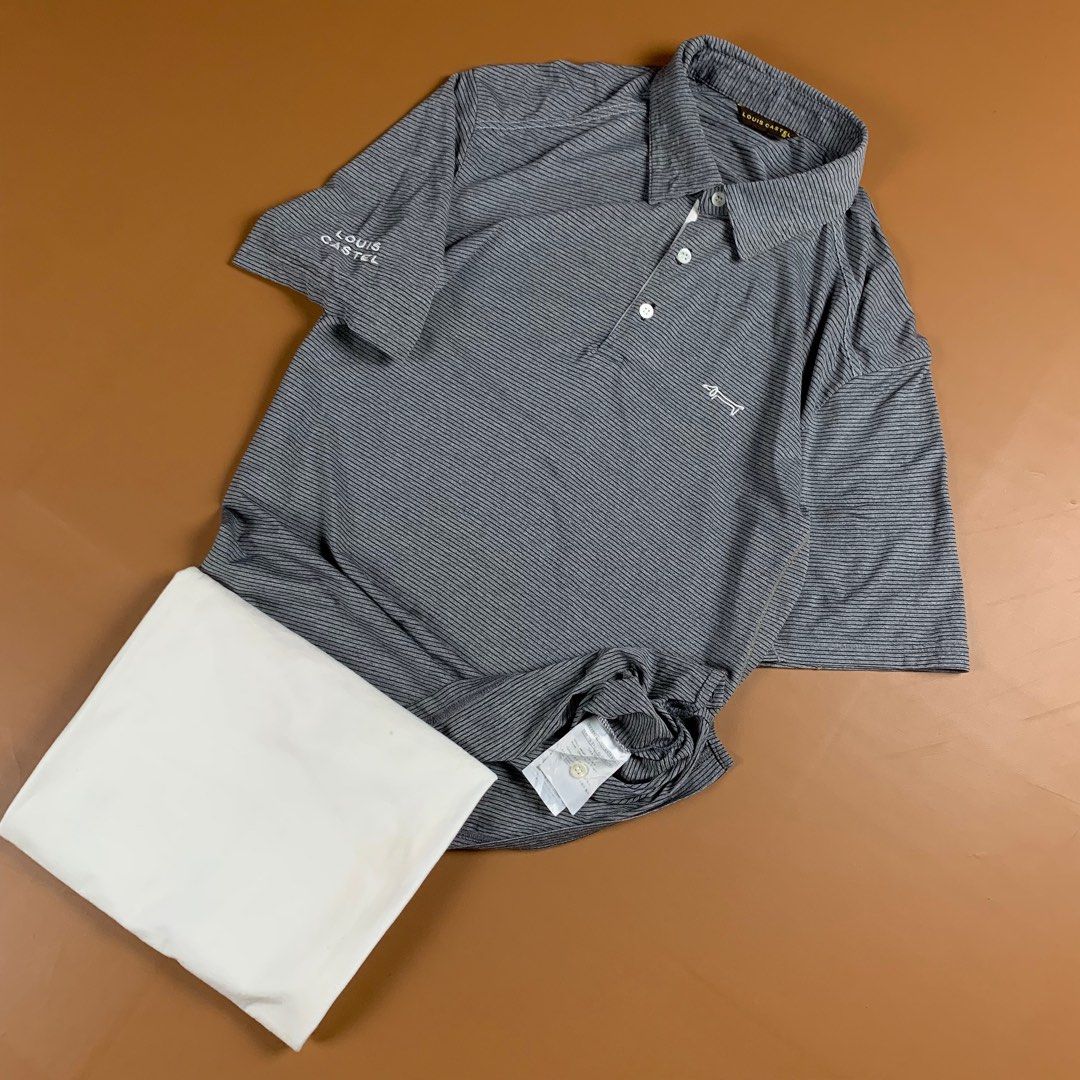 Polo Shirt Louis Castel, Fesyen Pria, Pakaian , Atasan di Carousell