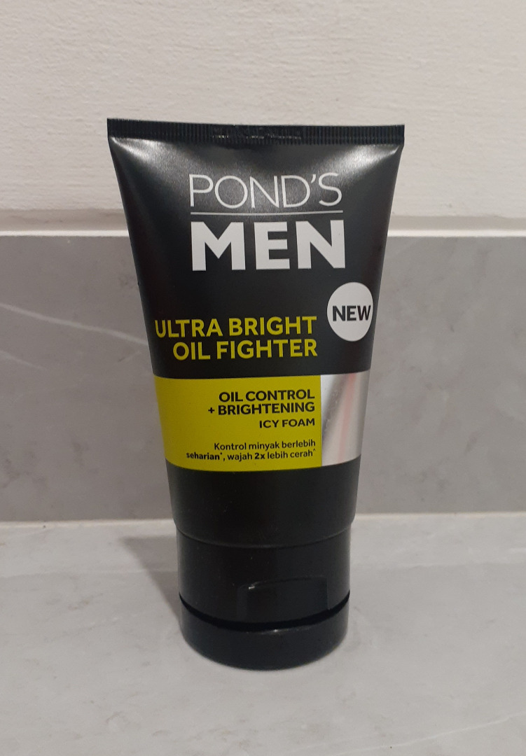 Ponds Men Ultra Bright Oil Fighter Facial Foam 100 Gr, Kesehatan ...