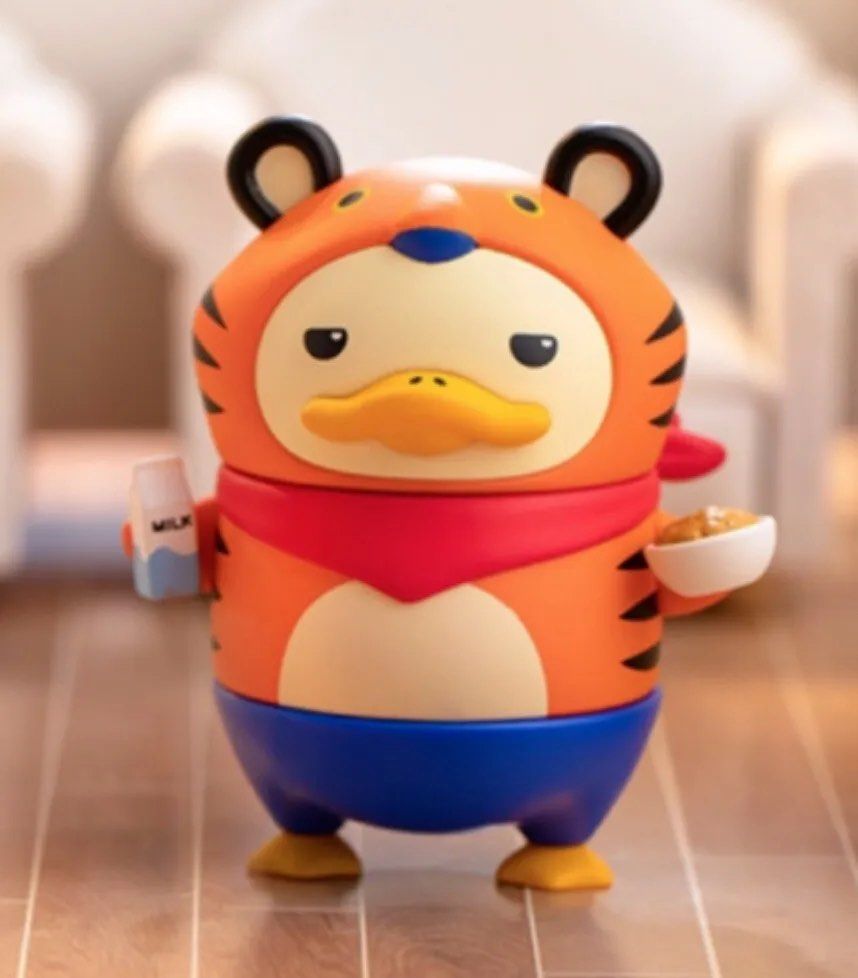 Popmart Duckoo Cereal Tiger Figurine, Hobbies & Toys, Toys & Games on ...