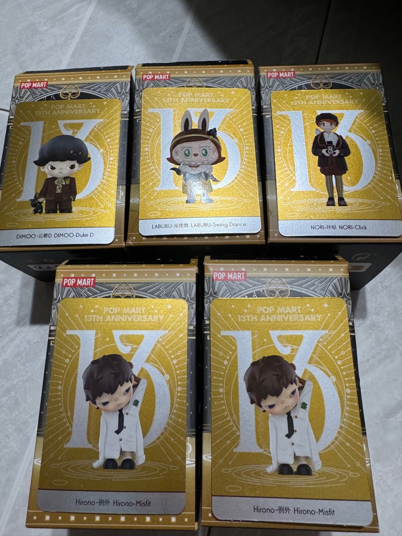 Popmart Spolight Hirono, Dimoo and Labubu, Hobbies & Toys, Toys & Games ...