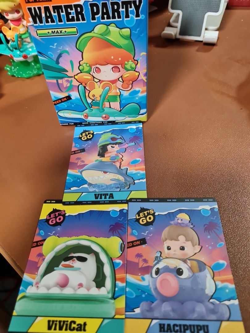 Popmart water party max, Hobbies & Toys, Toys & Games on Carousell