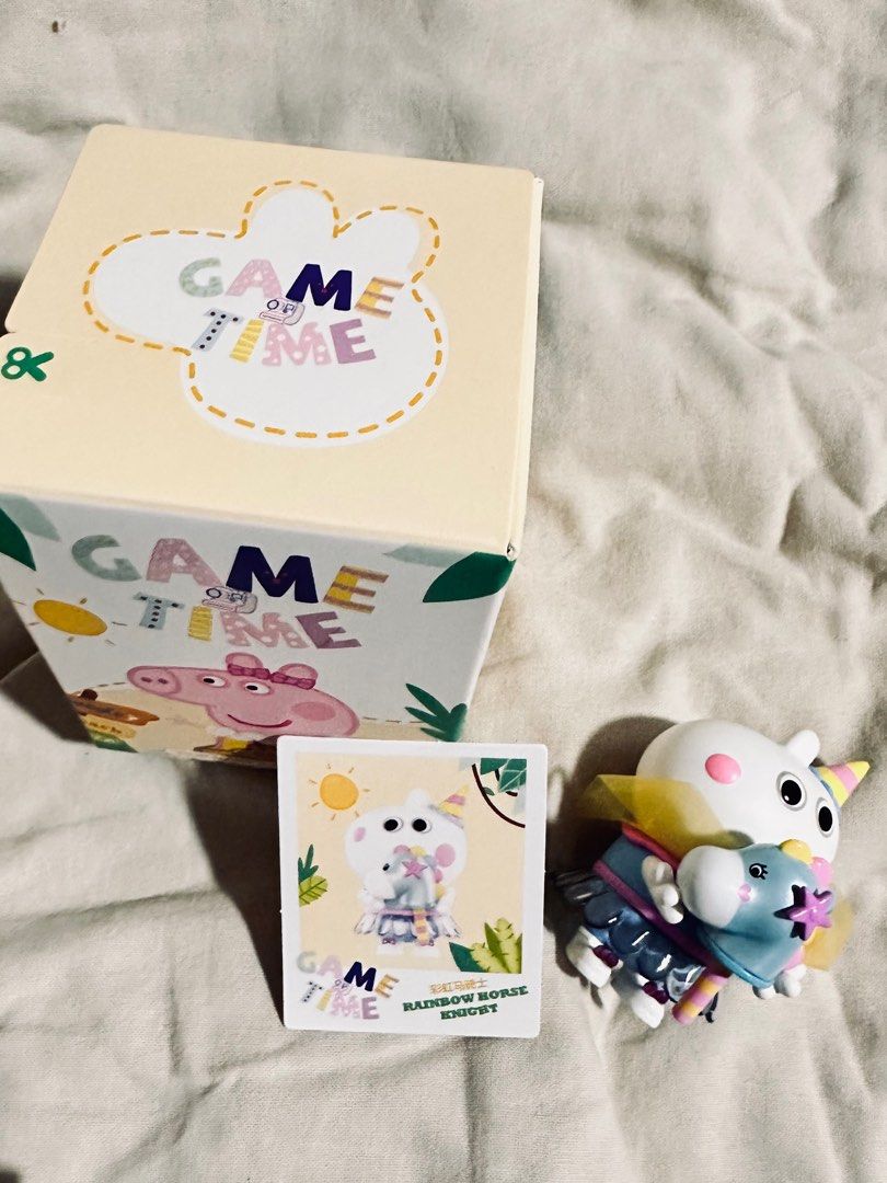 POPMART x Peppa Pig: Game Time - Rainbow Horse Knight, Hobbies & Toys ...