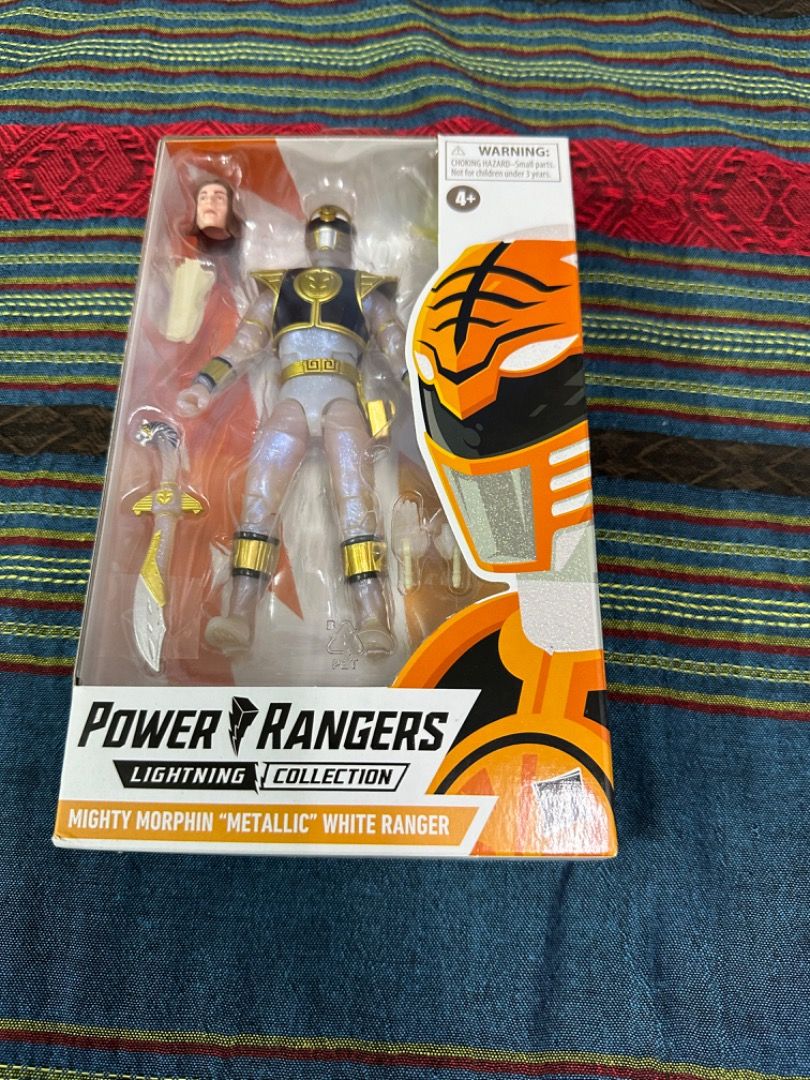POWER RANGERS WHITE METALLIC LIGHTNING COLLECTION, Hobbies & Toys, Toys ...