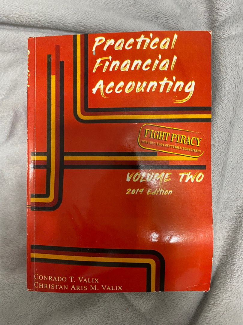 PRACTICAL FINANCIAL ACCOUNTING Volume 2 - Valix, Hobbies & Toys, Books ...