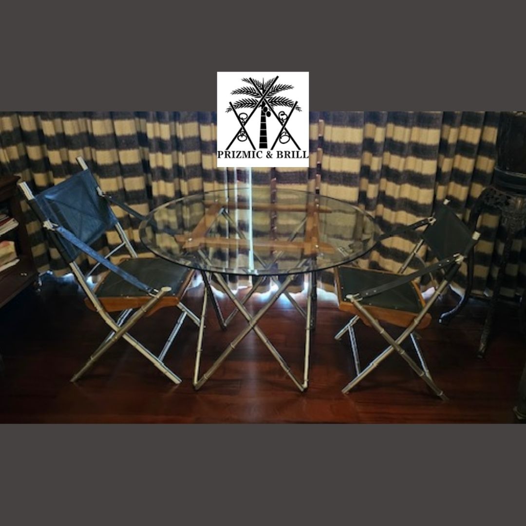 Prizmic & Brill Table & Chair Set, Furniture & Home Living, Furniture ...