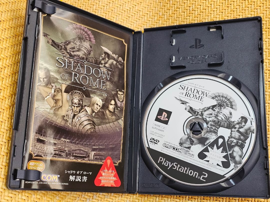 PS2 Shadow of Rome 日版 (九成新齊說明書), 電子遊戲, 電子遊戲, PlayStation - Carousell