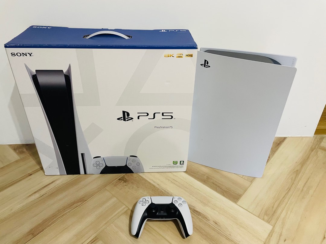 PS5 CFI-1018A 二手 面交, 電玩遊戲相關, 電玩主機, PlayStation在旋轉拍賣