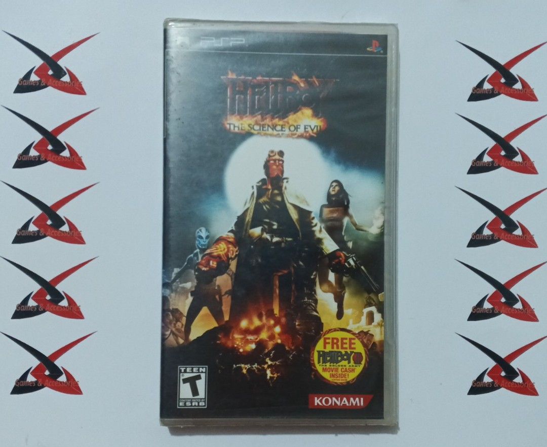 PSP PlayStation Portable UMD Game Hellboy The Science of Evil (Sealed ...