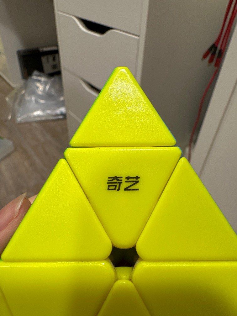 Qiyi Pyraminx Cube Triangle, Hobbies & Toys, Toys & Games on Carousell
