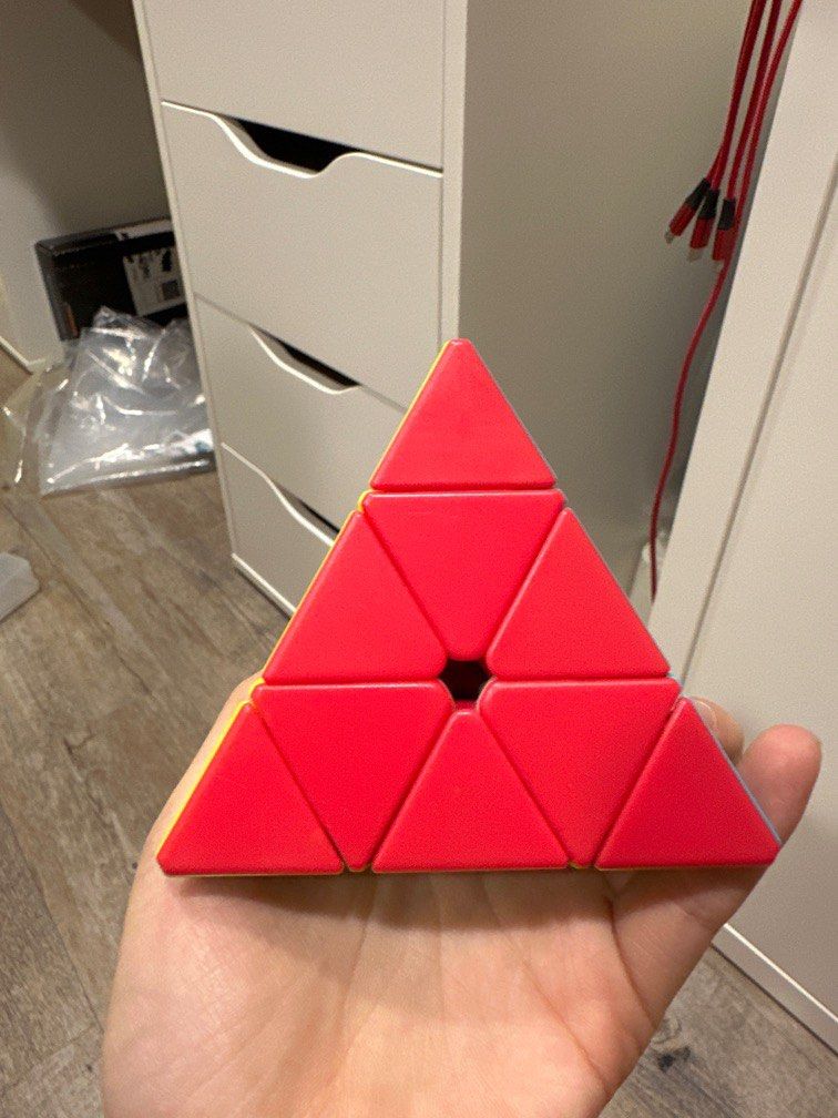 Qiyi Pyraminx Cube Triangle, Hobbies & Toys, Toys & Games on Carousell