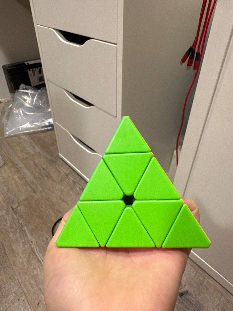 Qiyi Pyraminx Cube Triangle, Hobbies & Toys, Toys & Games on Carousell