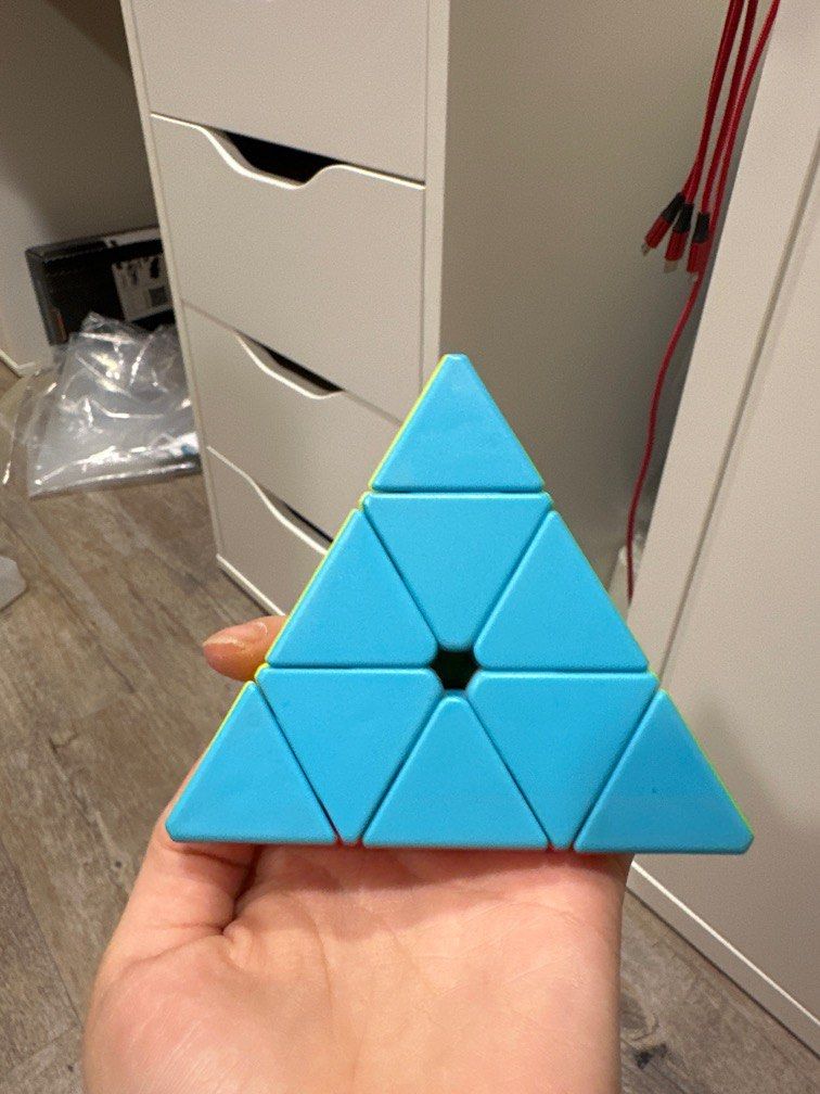 Qiyi Pyraminx Cube Triangle, Hobbies & Toys, Toys & Games on Carousell