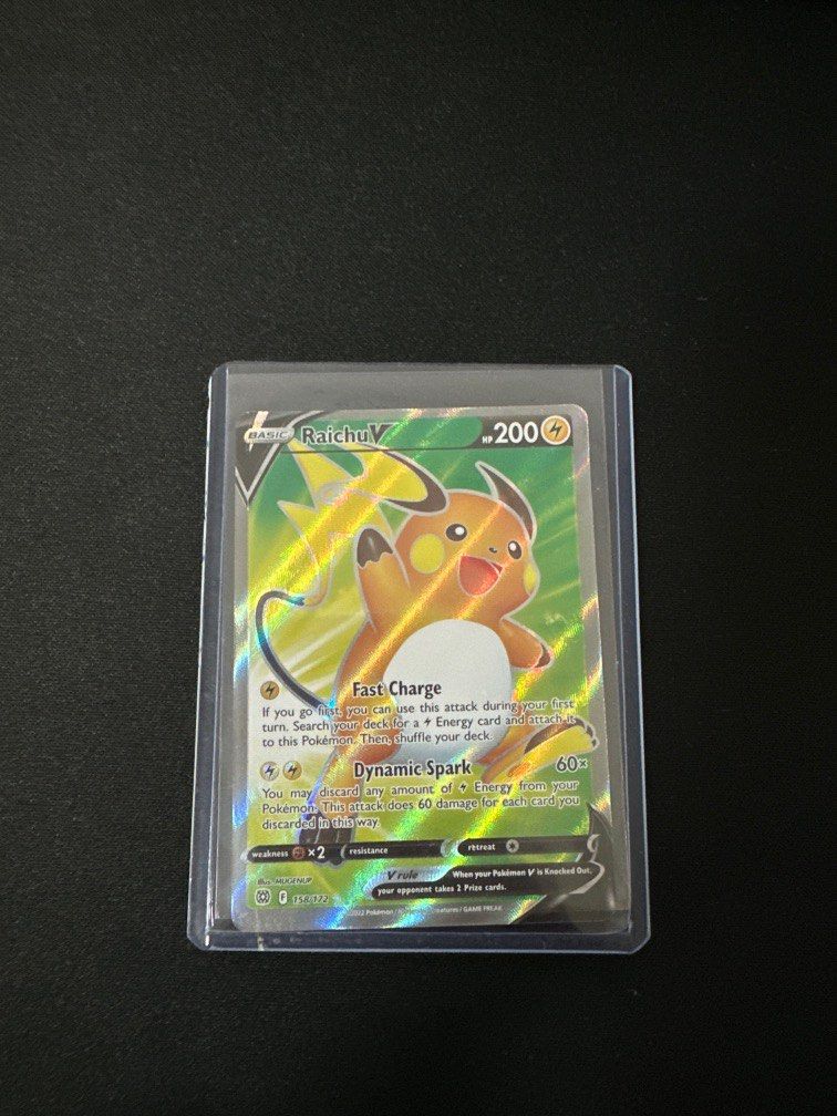 Raichu V Full Art - Brilliant Stars, Hobbies & Toys, Toys & Games on ...