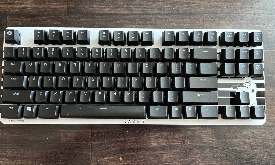 Razer BlackWidow Lite TKL Tenkeyless Mechanical Keyboard : Orange Key ...