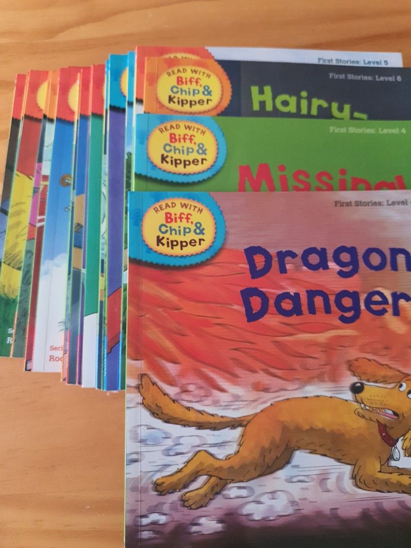 English preschool Biff Chip & Kipper phonics, Hobbies & Toys, Books ...