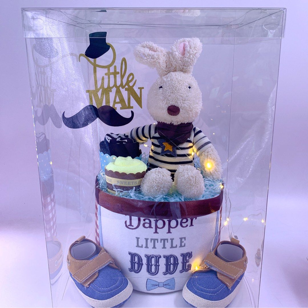Ready stock - Bunny Diaper Cake (Merries brand Diapers), Babies & Kids ...