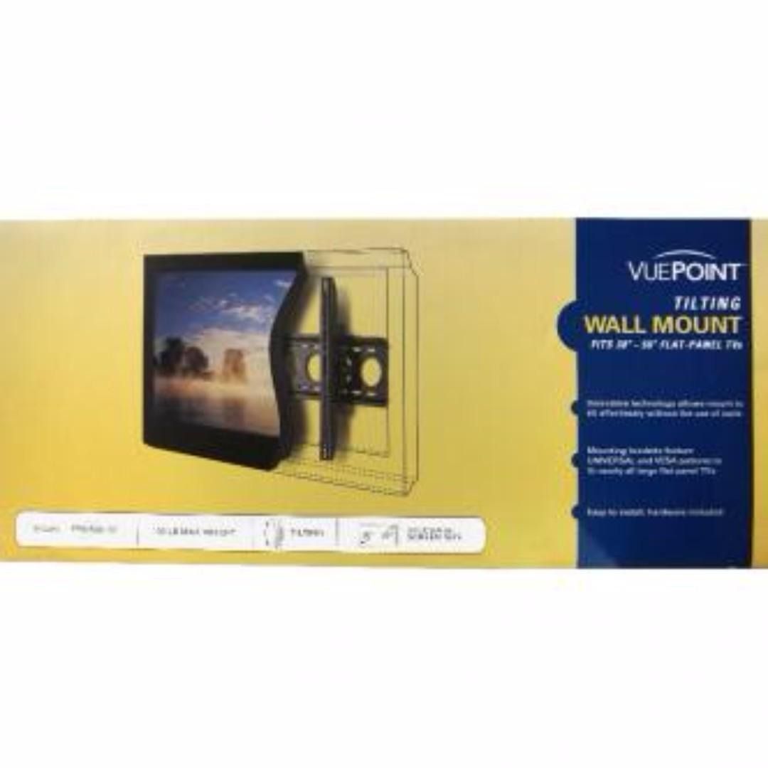【Ready Stock】Vuepoint Tilting wall mount (Model FPM50b-07), TV & Home ...