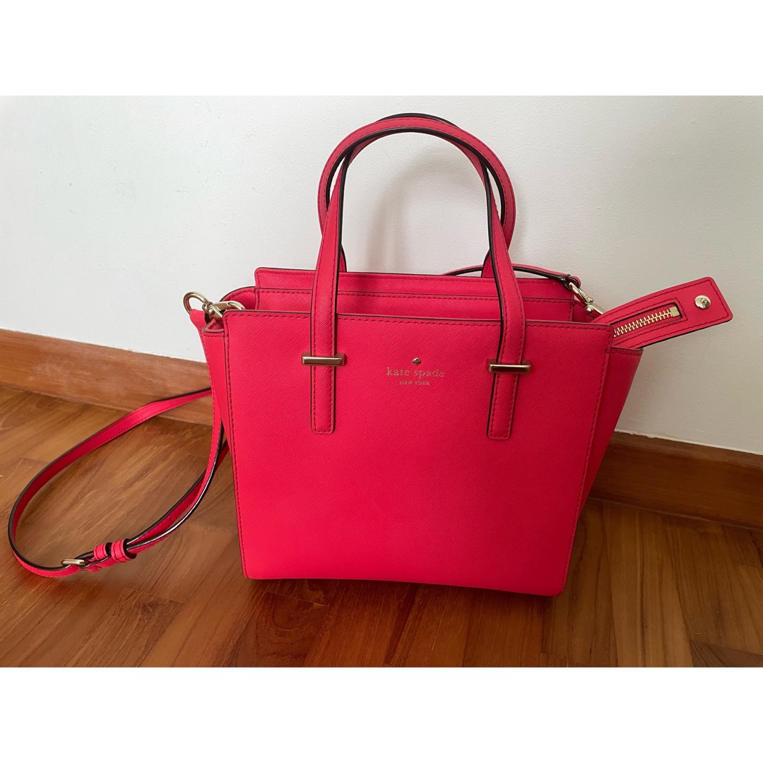 Kate Spade Red Bag, Women's Fashion, Bags & Wallets, Cross-body Bags on ...