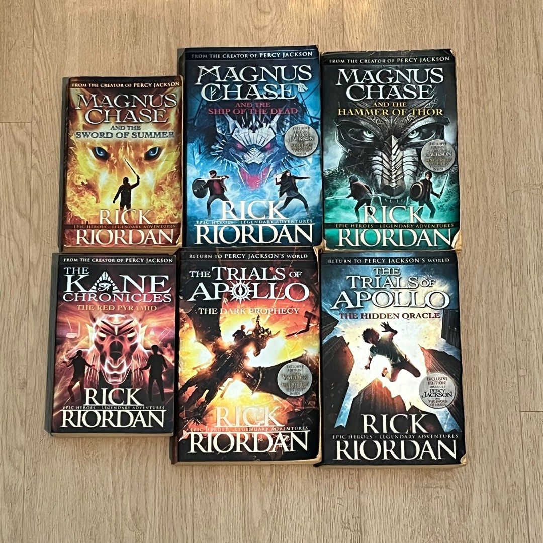riordanverse percy jackson heroes of olympus magnus chase the kane ...
