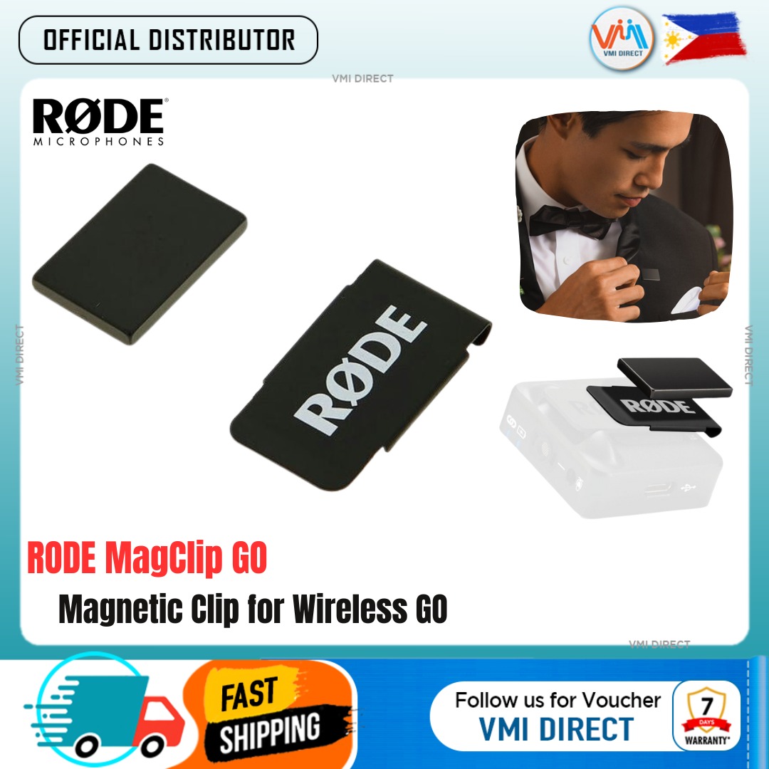 Rode MagClip GO Magnetic Clip for Wireless GO Easy Clip Cloth Magnet ...