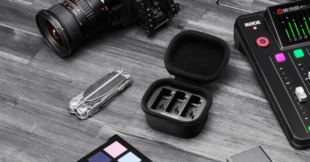 Rode WIGO II Charge Case Wireless 21 Hours Run Time USB-C Built-in ...