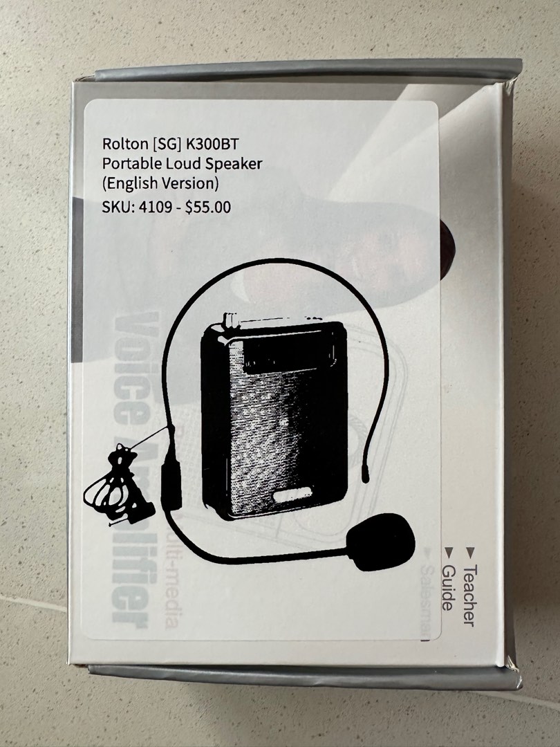 Rolton Voice Amplifier - Microphone Speaker Headset Portable, Audio ...