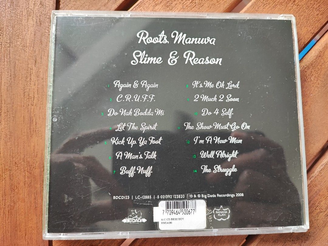 Roots Manuva - Slime and Reason, Hobbies & Toys, Music & Media, CDs ...