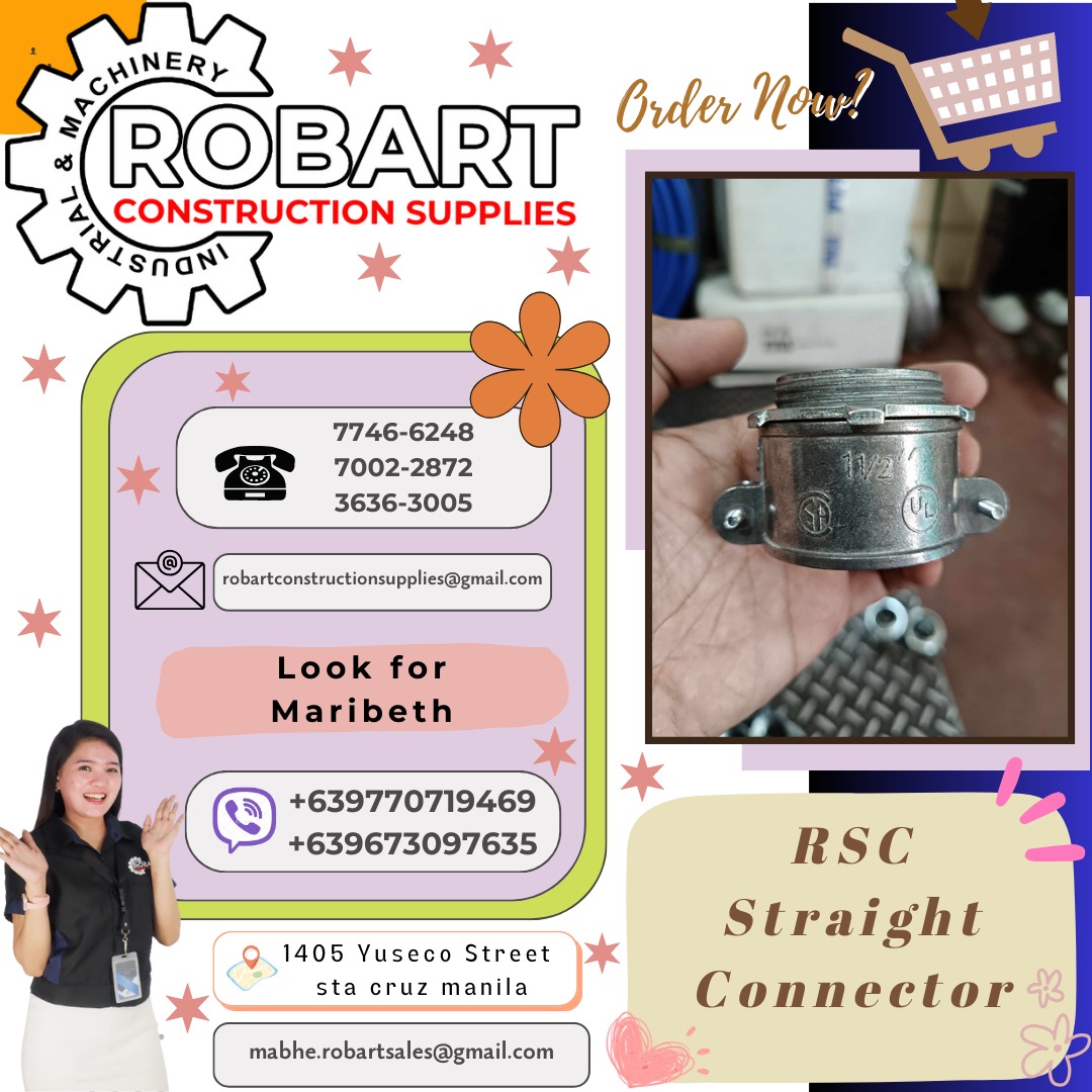 rsc straight connector, Commercial & Industrial, Construction Tools ...