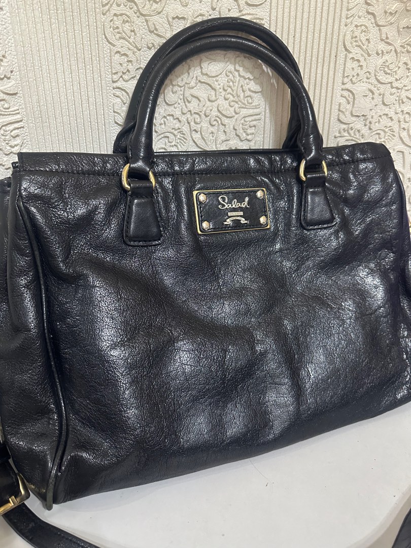 Salad 2-Way Leather Bag, Luxury, Bags & Wallets on Carousell