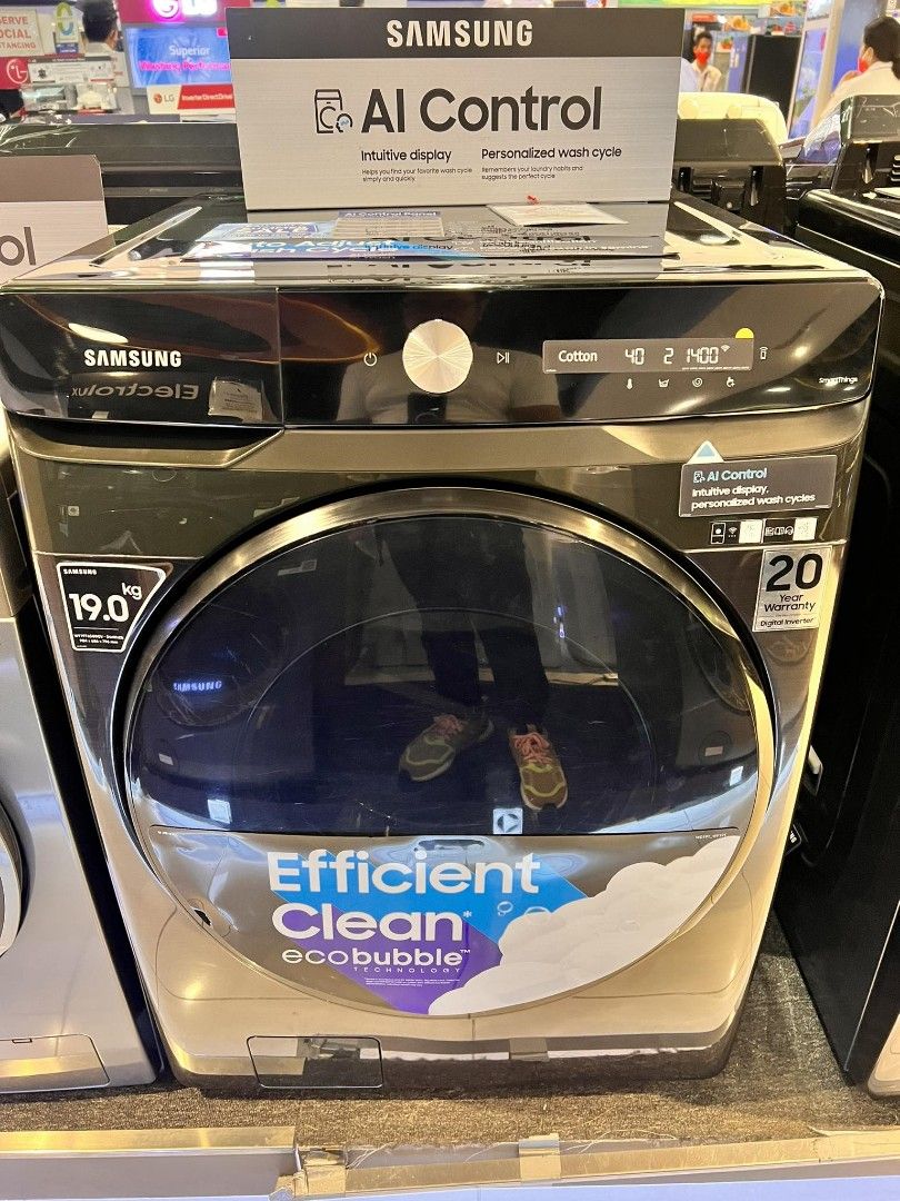 SAMSUNG FRONT LOAD FULLY AUTOMATIC WASHING MACHINE AND DRYER INVERTER ...