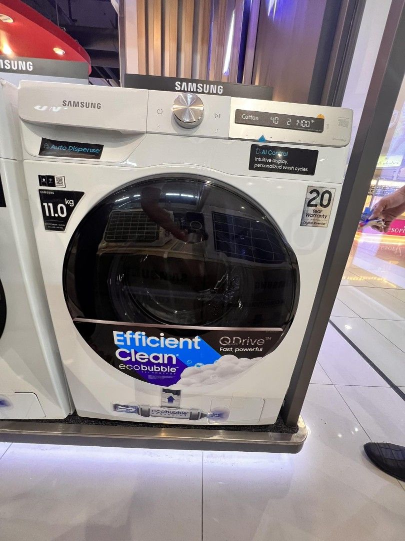SAMSUNG FRONT LOAD FULLY AUTOMATIC WASHING MACHINE AND DRYER INVERTER ...