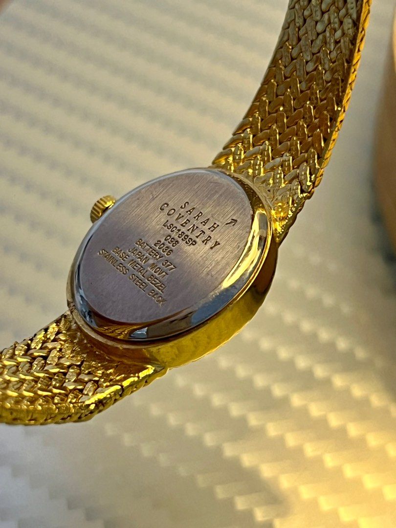 SARAH COVENTRY Vintage Cross Ladies Watch Preloved, Women's Fashion ...