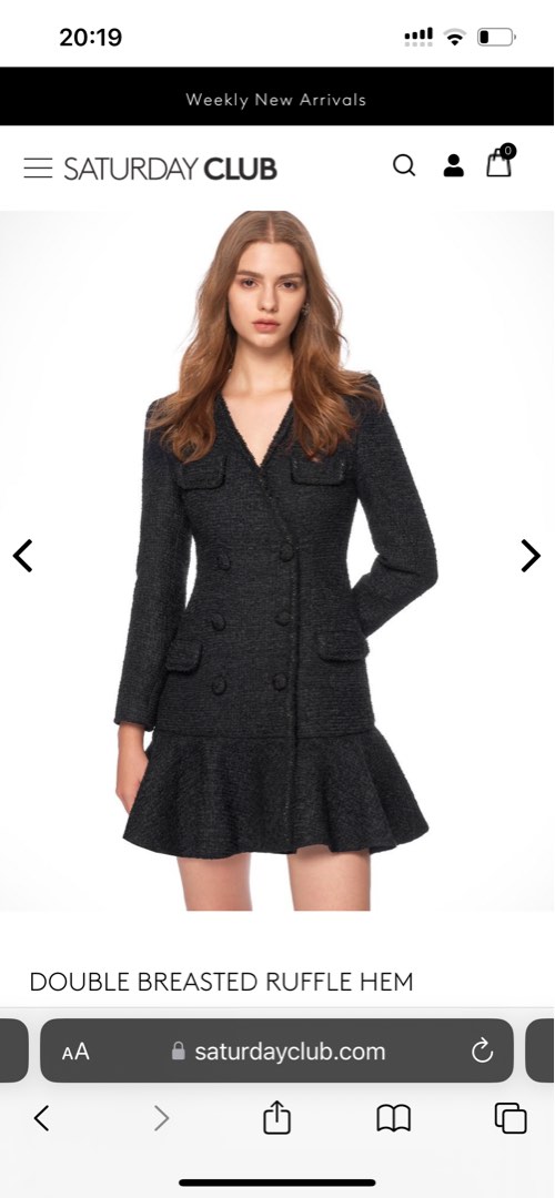 Saturday club tweed dress, Women's Fashion, Dresses & Sets, Dresses on ...