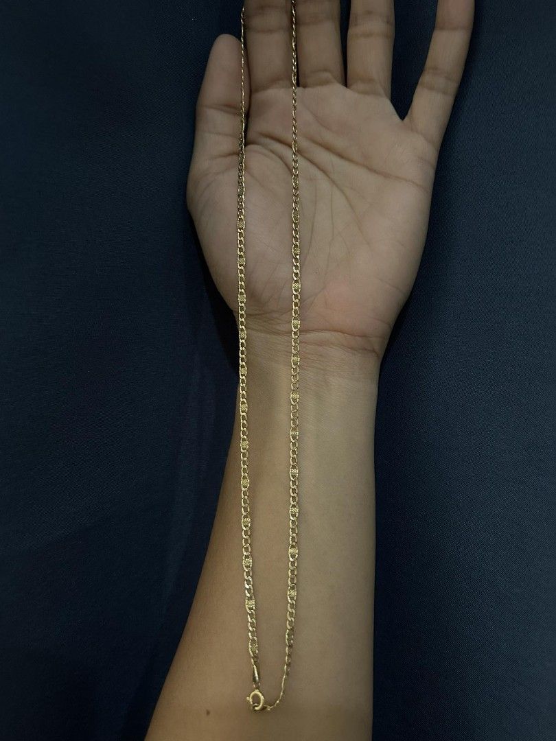 Saudi Gold 18k Chain Necklace, Men's Fashion, Watches & Accessories ...