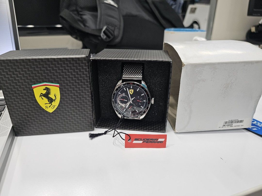 Scuderia ferrari speed racer watch, Luxury, Watches on Carousell