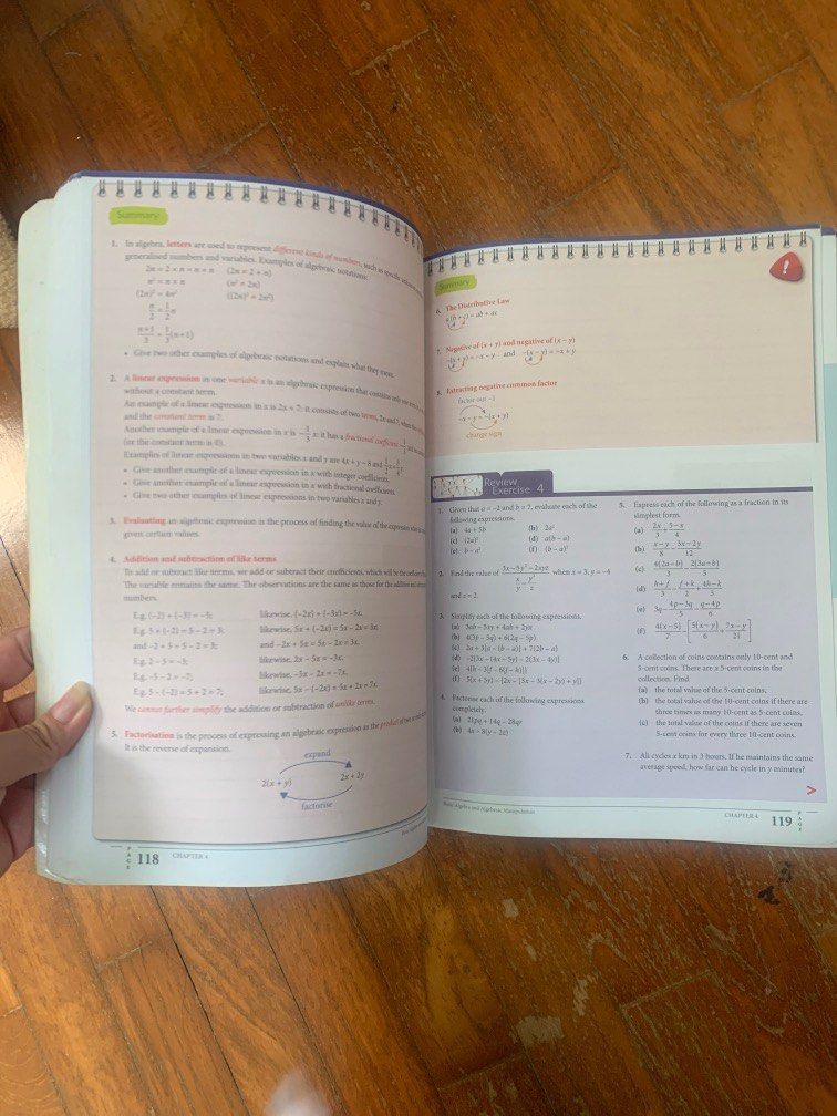 Secondary 1A Math textbook, Hobbies & Toys, Books & Magazines ...