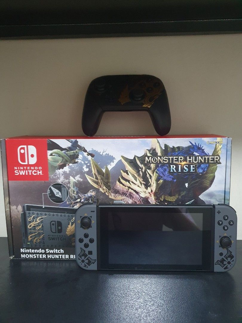 Selling Monster Hunter Rise Deluxe Ed. Nintendo Switch Console and ...