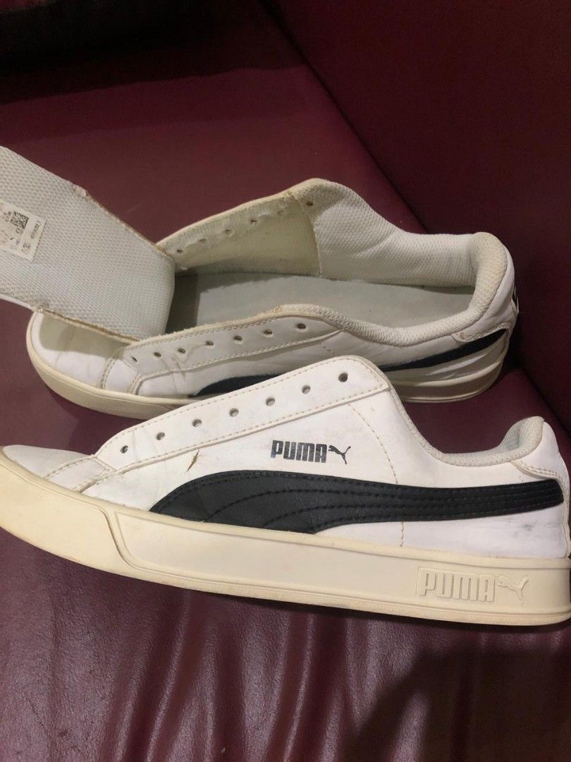 Sepatu Puma Smash V2, Fesyen Wanita, Sepatu di Carousell
